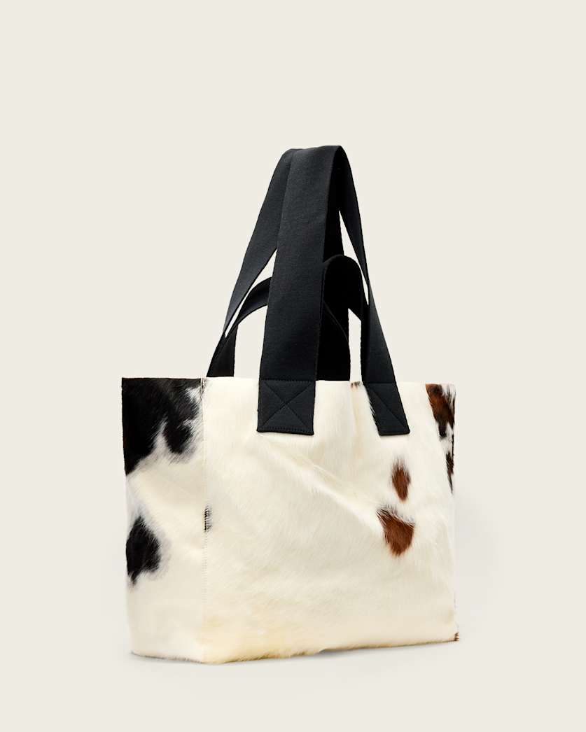 Izzy Cow Leather Tote Bag COW PRINT | ALLSAINTS US